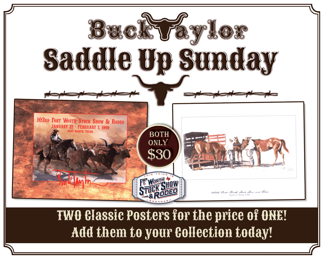 Event Poster Shop - Buck Taylor Art